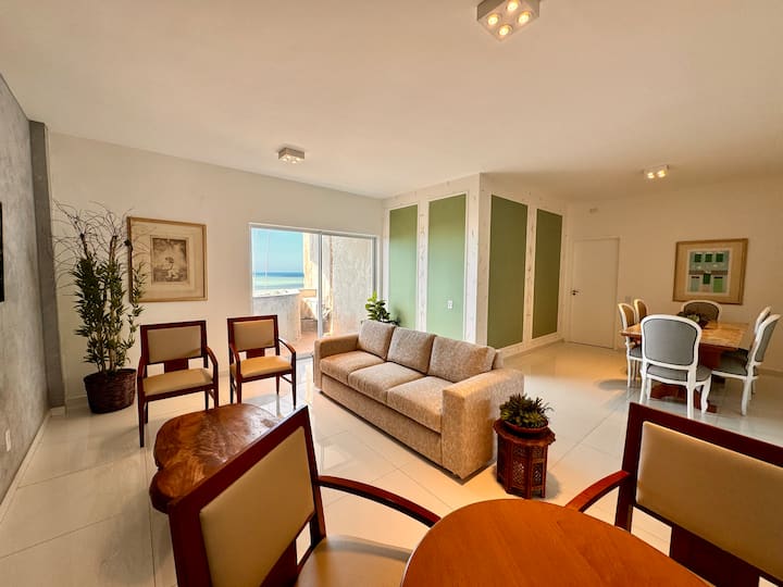 Flat By The Beach: Sea View, 5 Chamber, Ac + Wifi - Fortaleza