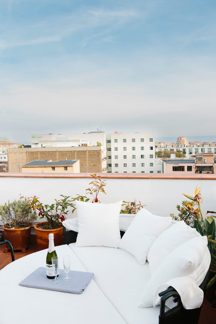 Penthouse Loft With Private Terrace - Barcelona