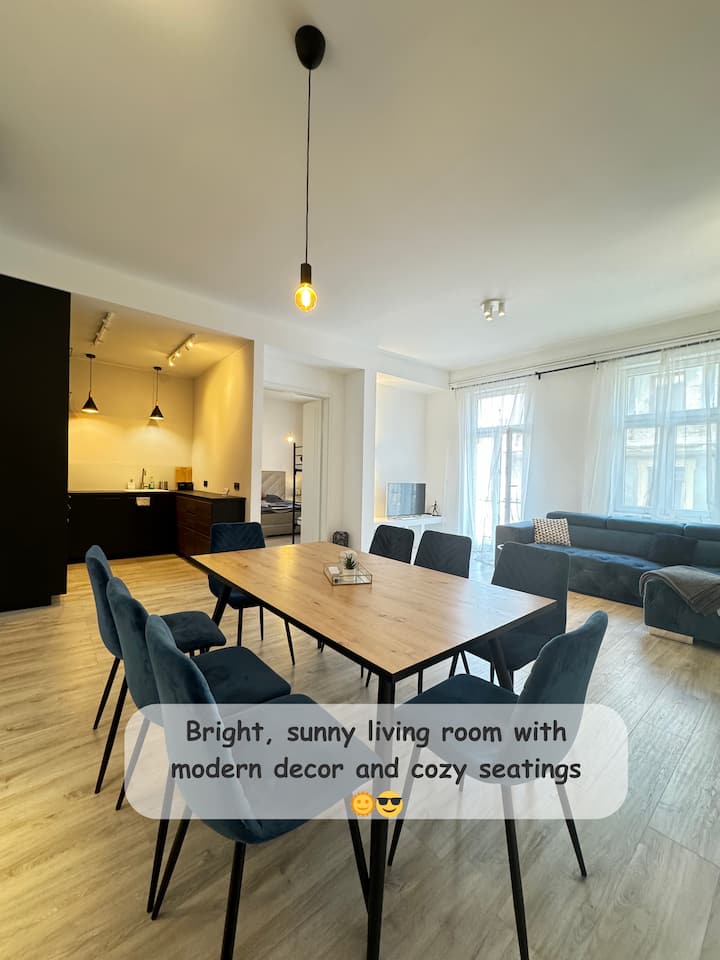 Newly New York Designed 3 Bedroom Apartment - Budapest