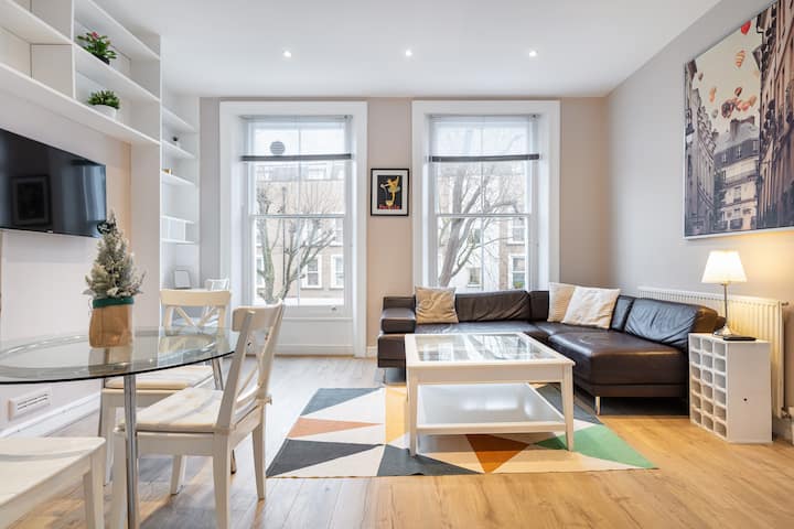 Bright 1st Floor Flat In Chelsea - Central London