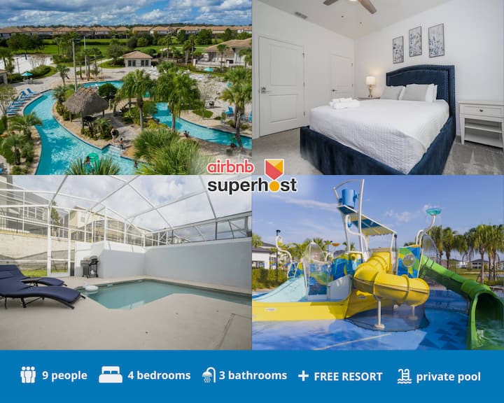 Serene&cozy Home Only 4-min Walk To Resort - Four Corners, FL