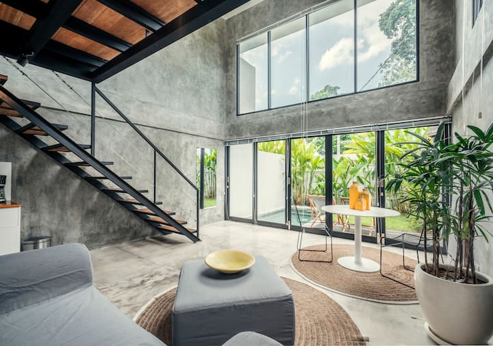 Vibrant Canggu Hub | Loft Style With Private Pool - Canggu