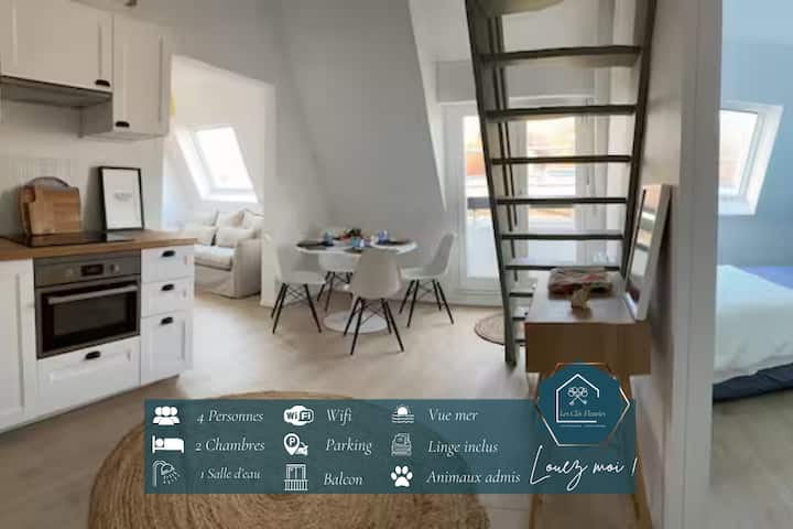 L'appart 502 *Appartement Familial*vue Mer*parking - Blonville-sur-Mer