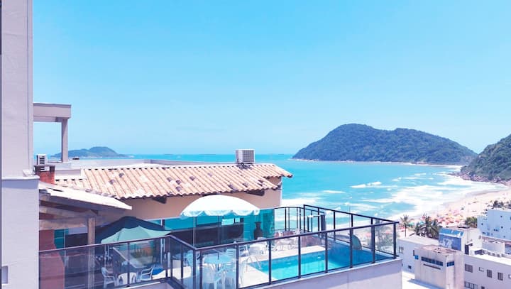 Penthouse With Pool In Tombo Beach, Guarujá - Santos