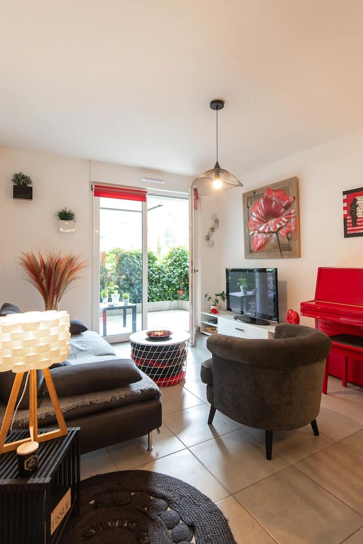 Le Médiatik, Appartement Cosy 2 Ch. + Terrasse - Strasbourg