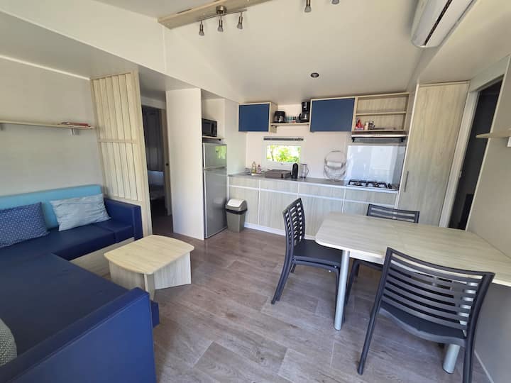 Mobile Home Climatisé 6 Personnes Camping 4* - Narbonne