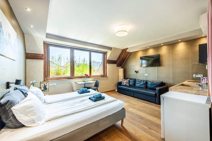 Bright/sunny/apartment W/rooftop Terrace 360 View - Budapest