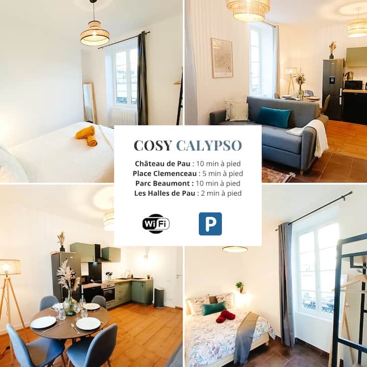 Cosy Calypso - T3 - Quartier Des Halles + Parking - Pau
