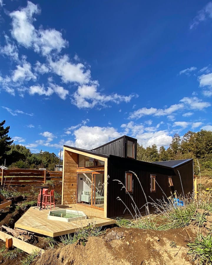 Cabaña Boutique 5 :  Tinaja  Caliente - A/c - Pucon