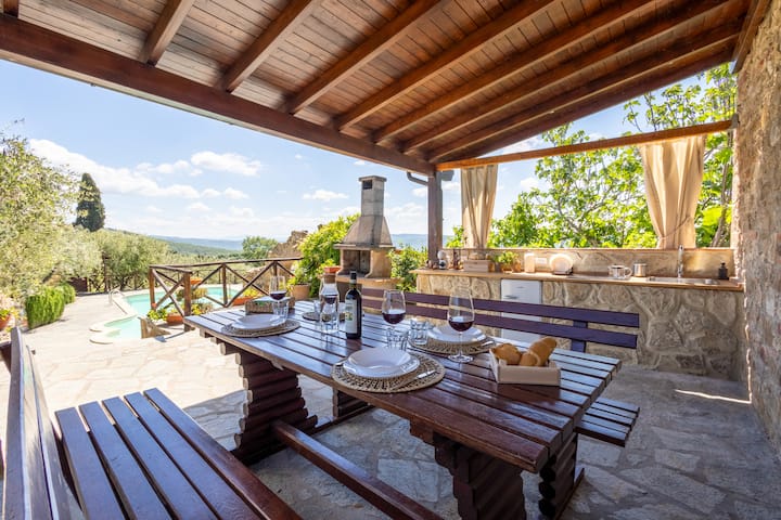 [Little Escape] 4 Beds + Private Panoramic Pool - Italia