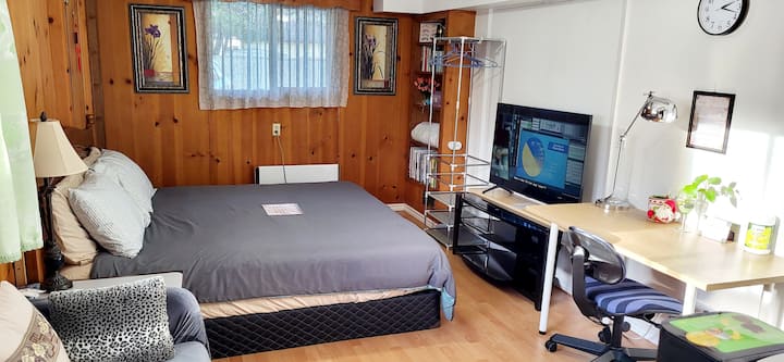 King Bed Private Suite With 50" 4k Television - Richmond