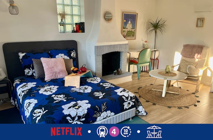 Studio Avec Terrasse Proche Paris -10mn Du Métro 4 - Bagneux