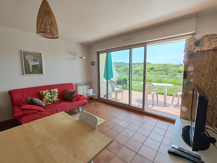 Studio Au Calme Avec Terrasse Ensoleillée - Stella Plage