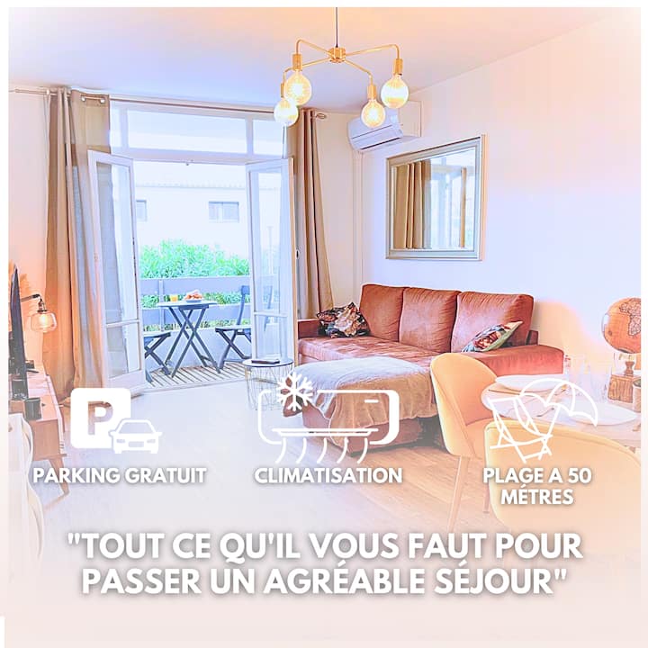 Le Coquet - 50m De La Plage - Canet-en-Roussillon