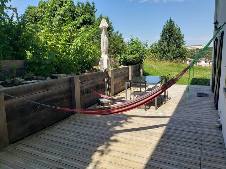 Charmant T2 Au Calme-terrasse-familles Bienvenues - Arcangues