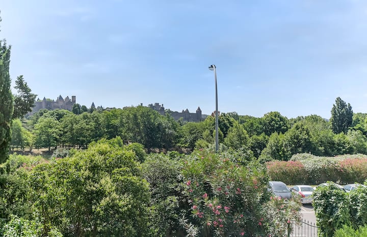 Bellevue Cité 1*balcon*clim*parking Public Gratuit - Carcassonne