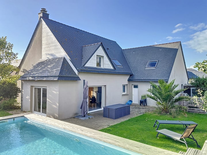 Coutainville - Villa Bord De Mer Avec Jardin Privé - Pirou