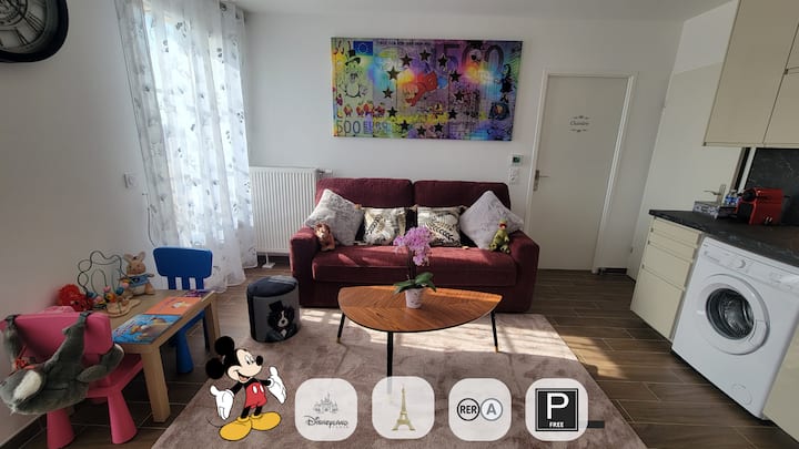 Cosy F2 Proche Disneyland Paris - Disneyland París