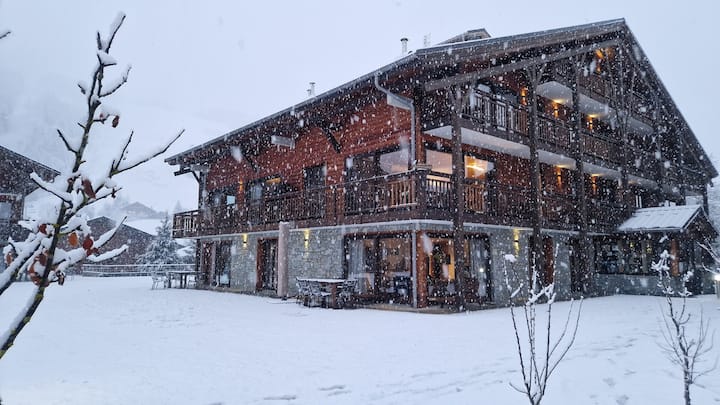 T3 Rz-de-jardin, Sauna, Tennis, Village/ski à Pied - Abondance