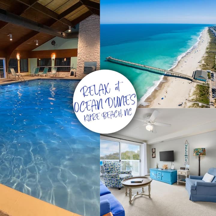1 Min Walk To Beach! Indoorpool-hottub-oceandunes! - Kure Beach, NC