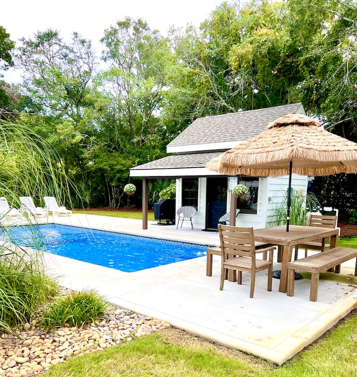 Beach Bungalow W/ Private Pool.  Steps To Ocean. - North Myrtle Beach, SC