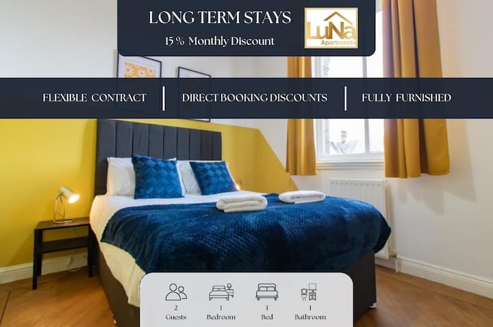 15% Off Stays |1-bed Apt | Family & Group Friendly - Gateshead