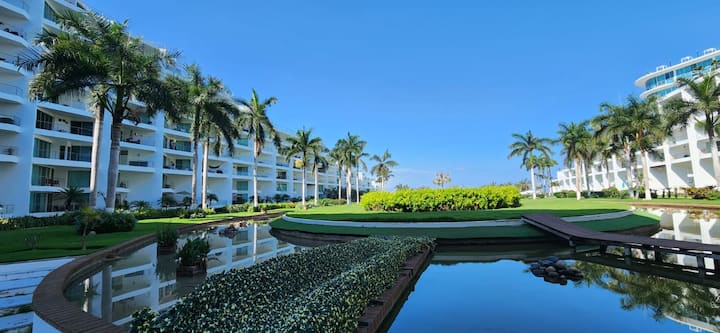 Depa Con Vista A Las Montañas Frente A La Playa - Nuevo Vallarta
