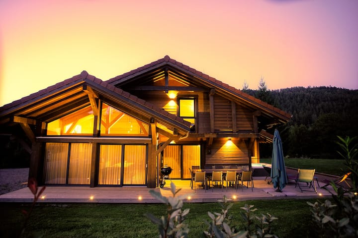 Chalet Mana, Haut-de-gamme Avec Spa Et Sauna - Vosges