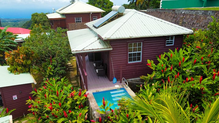 Montete Cottages | Private Pool & Stunning Views - Saint Lucia