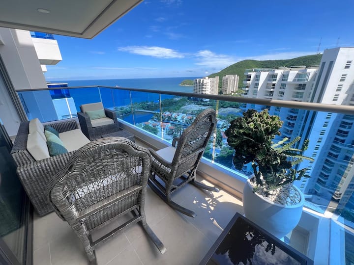 Beachfront Luxury Club+ocean Views+hotel Amenities - Caribbean