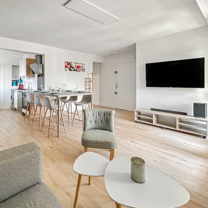 Séjour Idéal à Lorient, Spacieux T4, Ville & Mer - Lorient