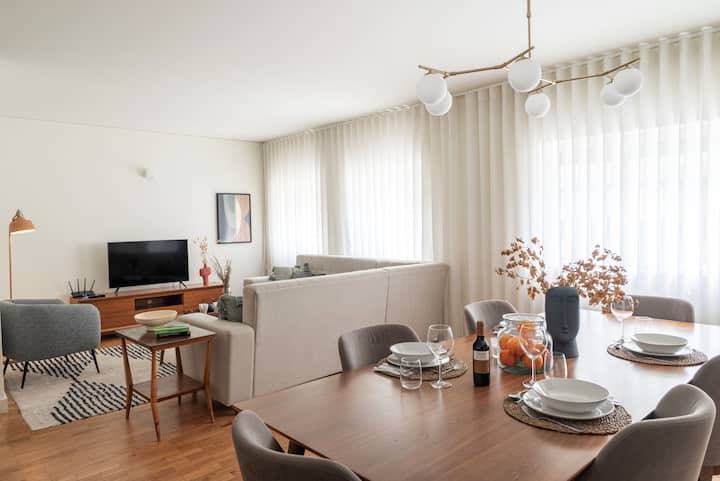 Spacious 3br For Families W/ Balcony - Matosinhos
