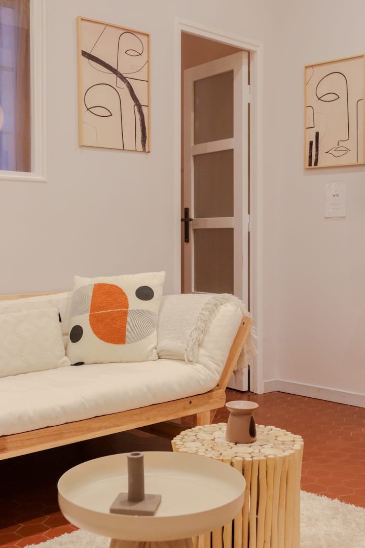 Suite Nomade-vieux Nice-2 Ch-wifi-a/c-plages! - Villefranche-sur-Mer