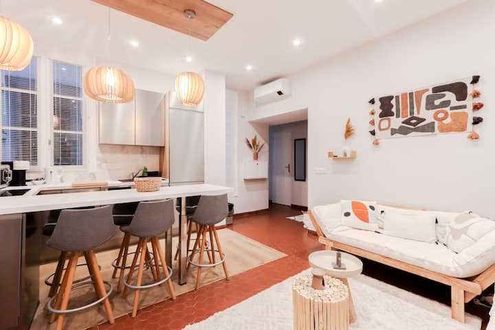 Vieux-nice – 2 Ch Rénové, Déco Unique, Clim - Nizza