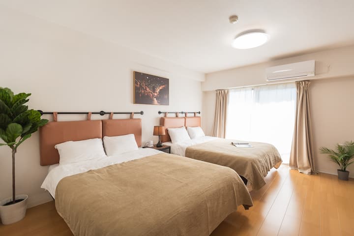 【B&tengacha】/twin Beds/up To 4 People - Japan