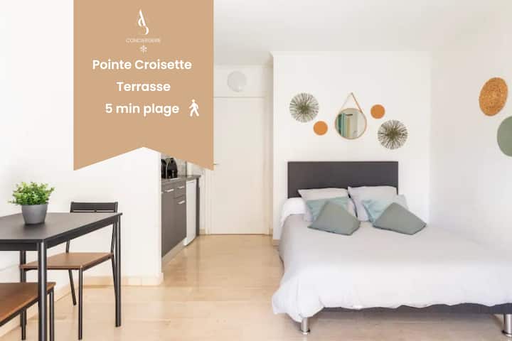 L'ariane * Studio 23m2 * 5 Min Plage * Climatisé - Antibes
