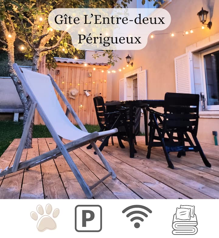 "L'entre-deux" 
 Jardin | Dog Friendy | 2 - 4 Pers - Lac Lacroix