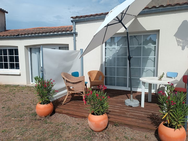 Logement Grand Calme Terrasse Nature - Longeville-sur-Mer