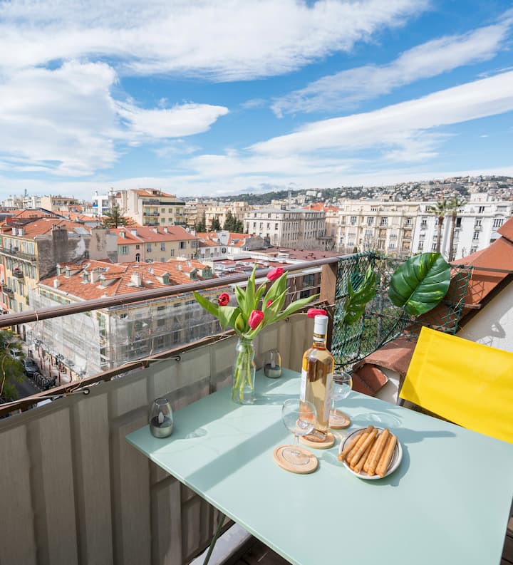 Gezellig Nice Loft W/super Views - Nizza