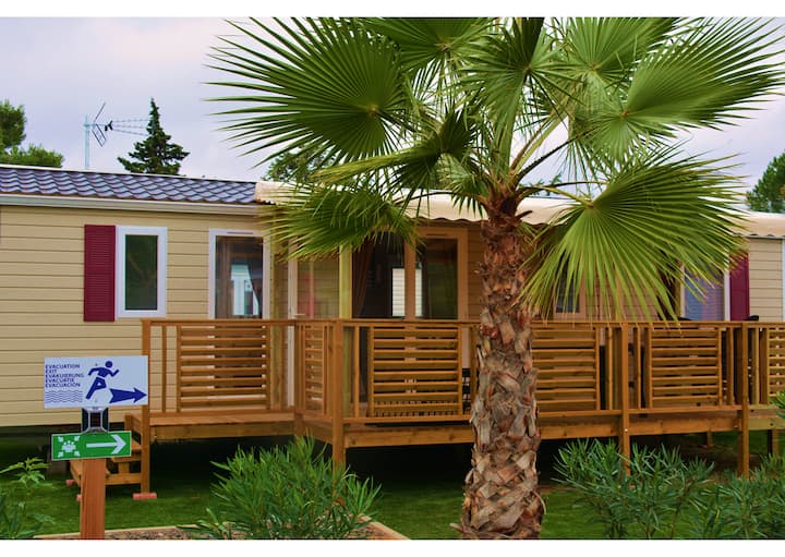 Mobil-home (Clim,tv,lv,ll) Camping La Carabasse 4* - Vias