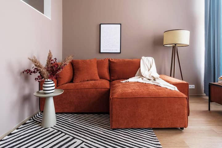 Minimalist Apartment In The City Center - Netflix - 布拉格