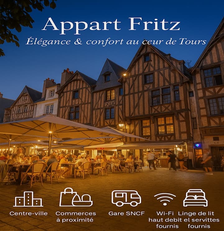 Appartement Fritz Tours Centre , Proche Gare Sncf - Tours