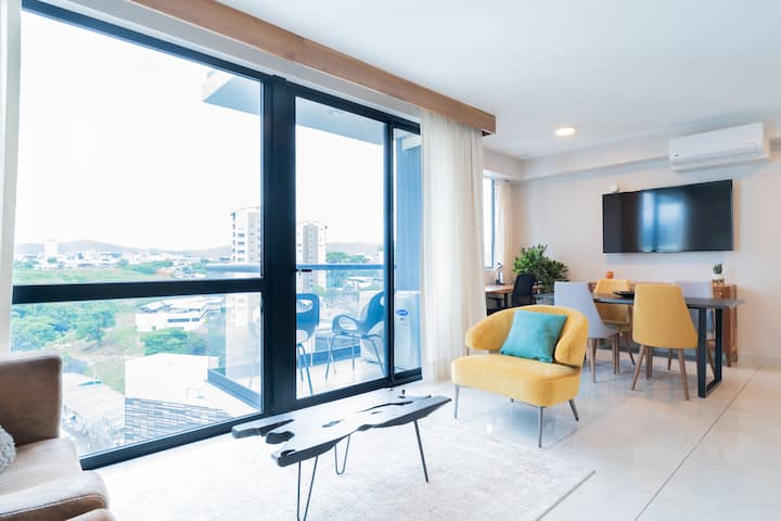 Luxe Apt With A/c In All Rooms. Nearby Airport - San José
