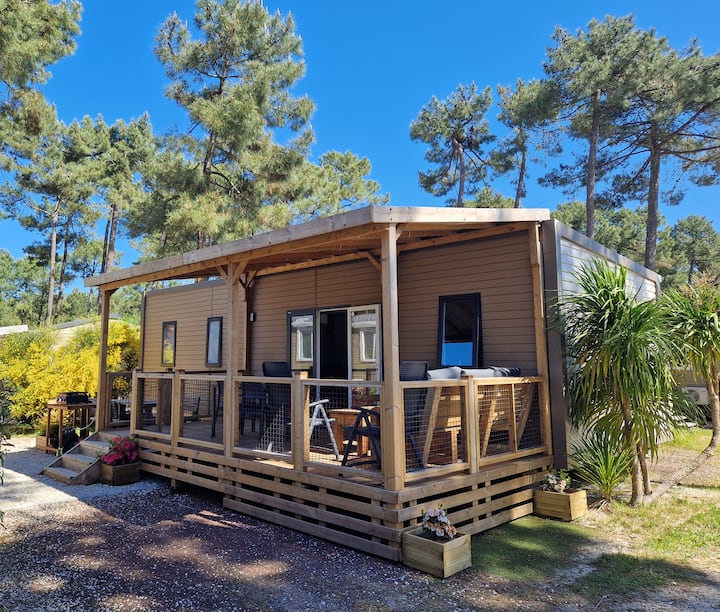 Mobil Home Ultimate Plus 6 Personnes Camping 5* - Vendays-Montalivet