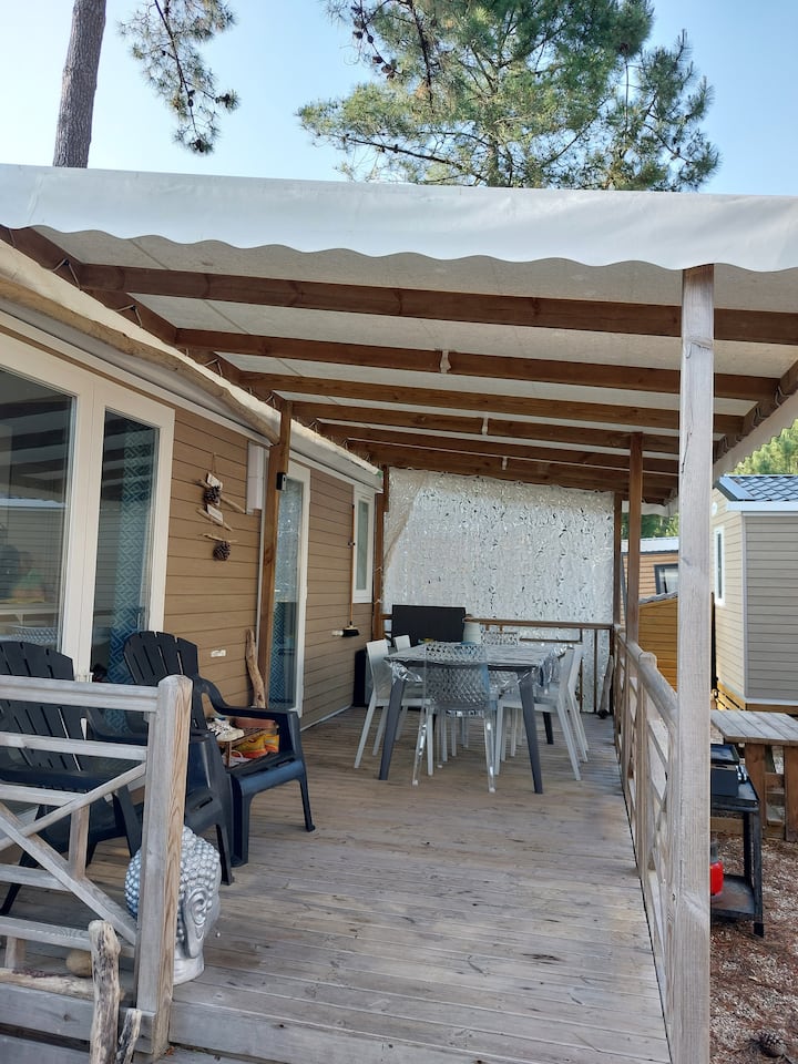 Mobile Home 6p Camping 5 éToiles Marvilla Parks - Vendays-Montalivet