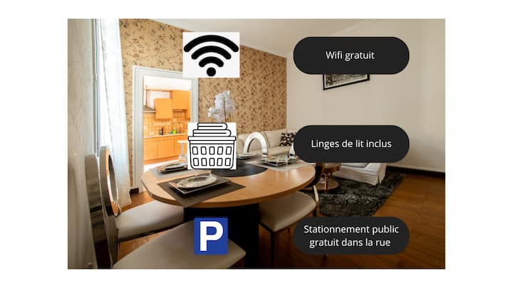 Le Nid Saumurois – 2min Du Centre, Parking & Wifi - Saumur