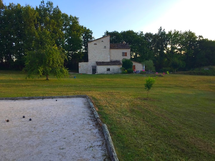 Maison En Pierre/piscine Et Vue - Montcuq