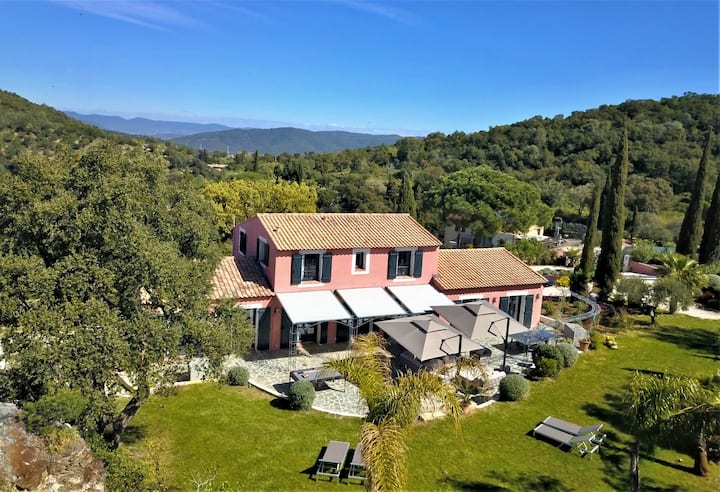 Maison Dans Les Arbres, Villa 4* Piscine - Clim - Hyères