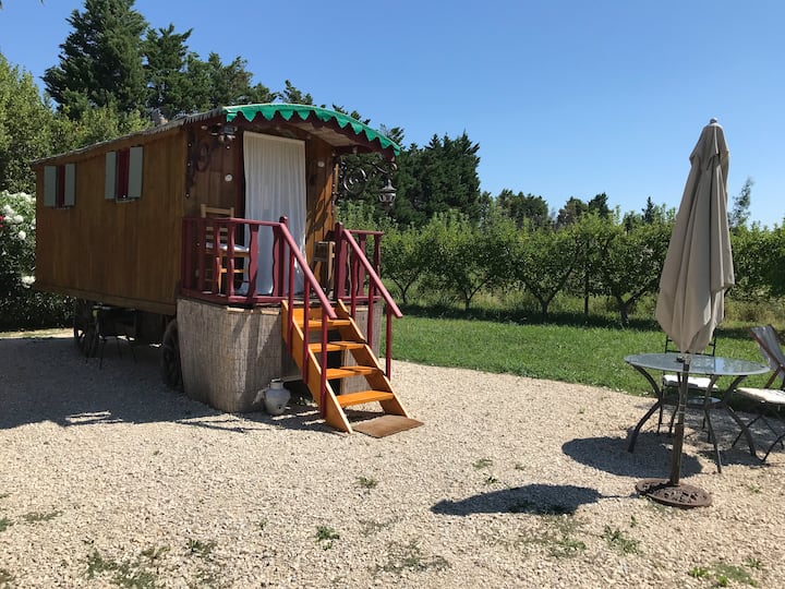 Roulotte Pour 2. Vue Panoramique Sur Les Alpilles - Saint-Rémy-de-Provence