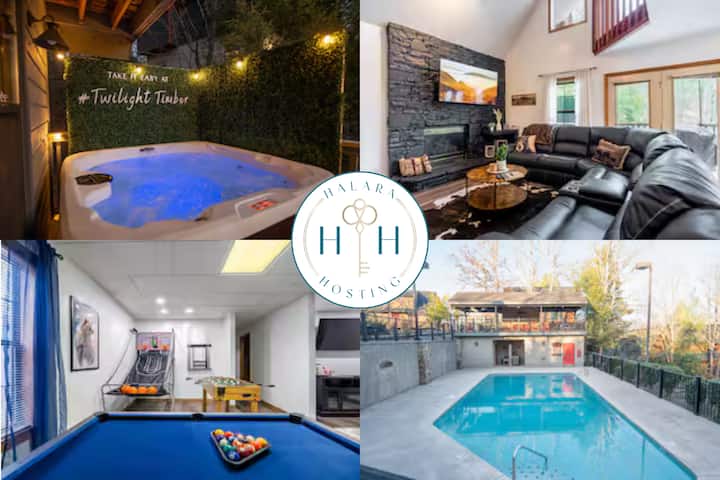 Near Parkway! Games + Hot Tub + Pool - Pigeon Forge, TN